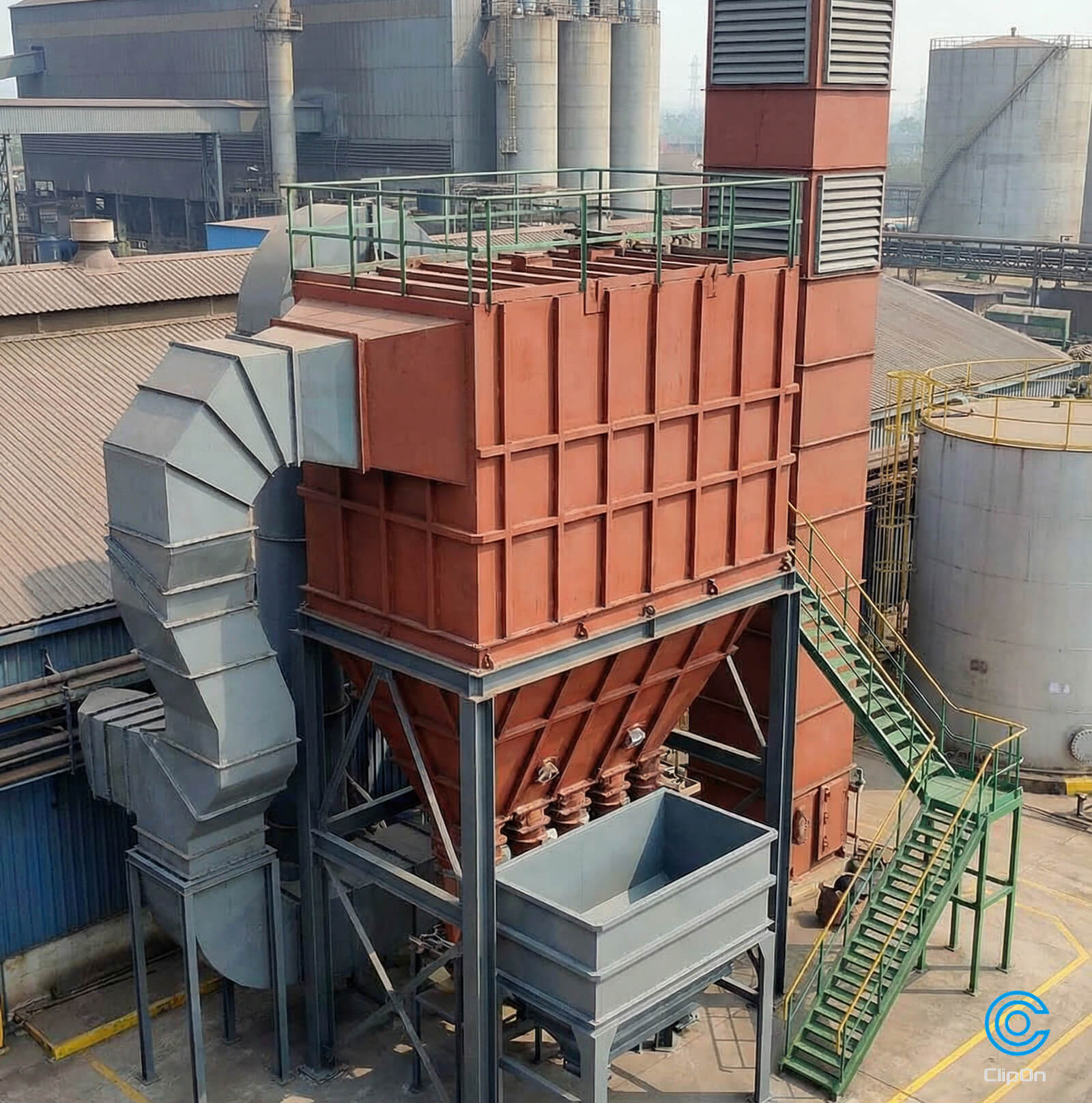 Dust Suppression in Iranian Steel Mills with Pulse Jet Bag Filters - ClipOn